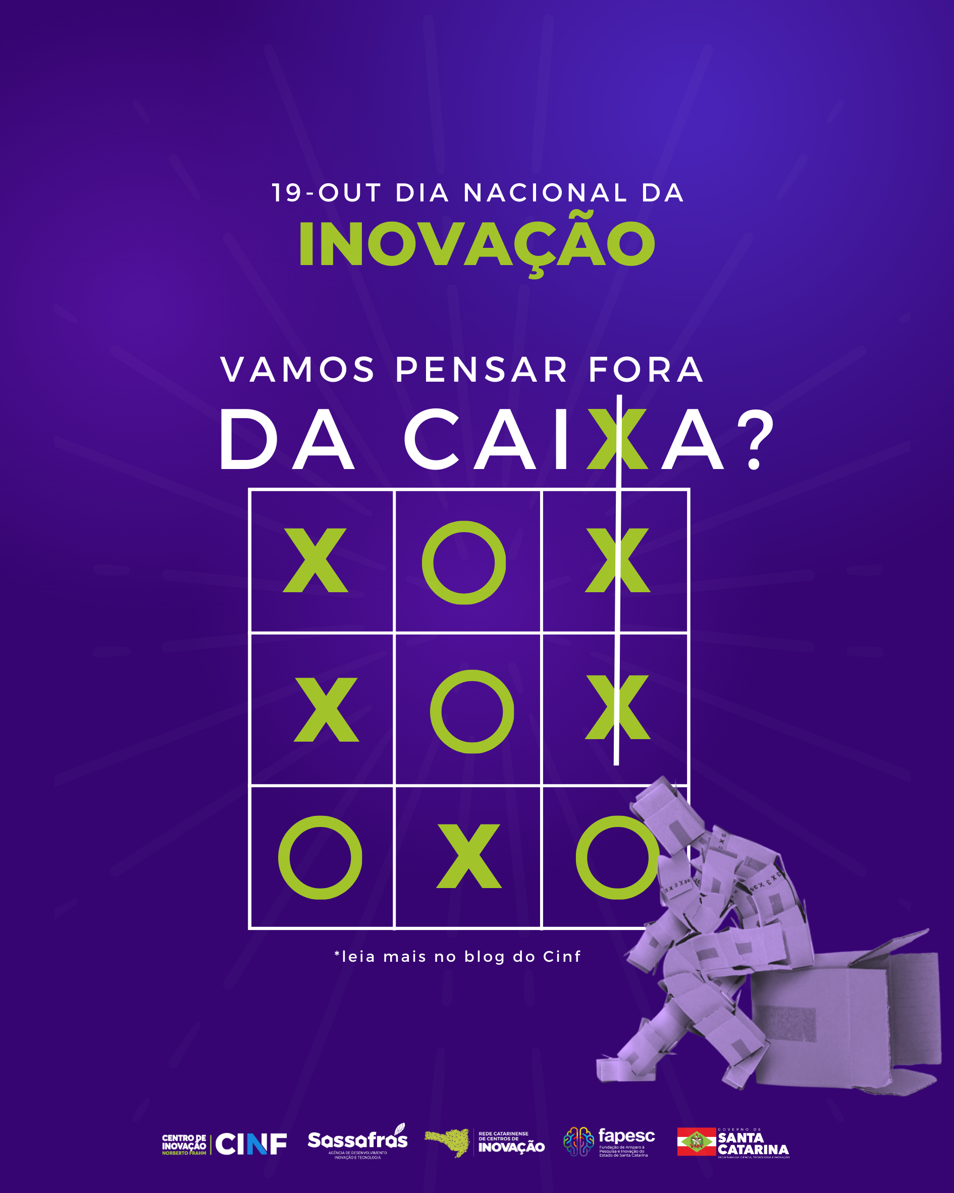 Dia da Inovação - Vamos pensar fora da caixa? - CINF - Centro de ...
